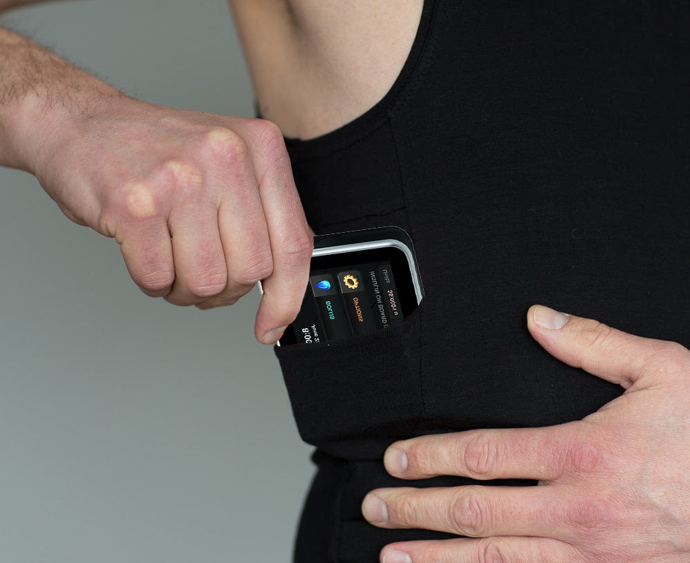 InsulWear™ Tank Top Men - Clothing/Underwear for Insulin Pump Users ...